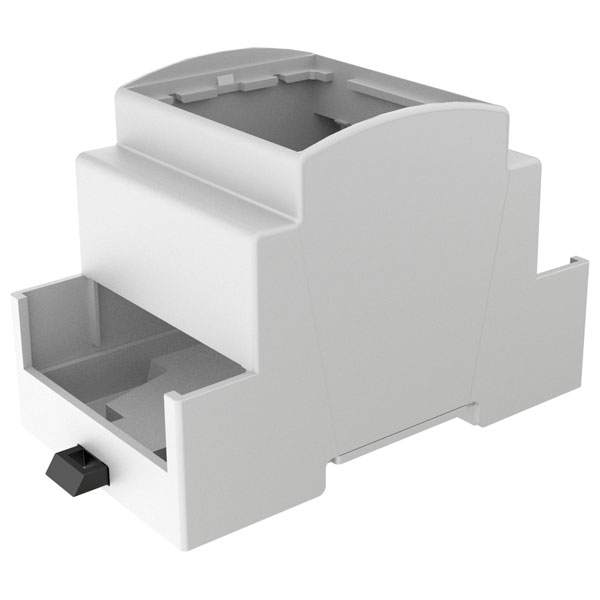 Italtronic 25.0301000.BL Enclosure Modulbox XTS 3MH53-A + Grey Panel 2x ...