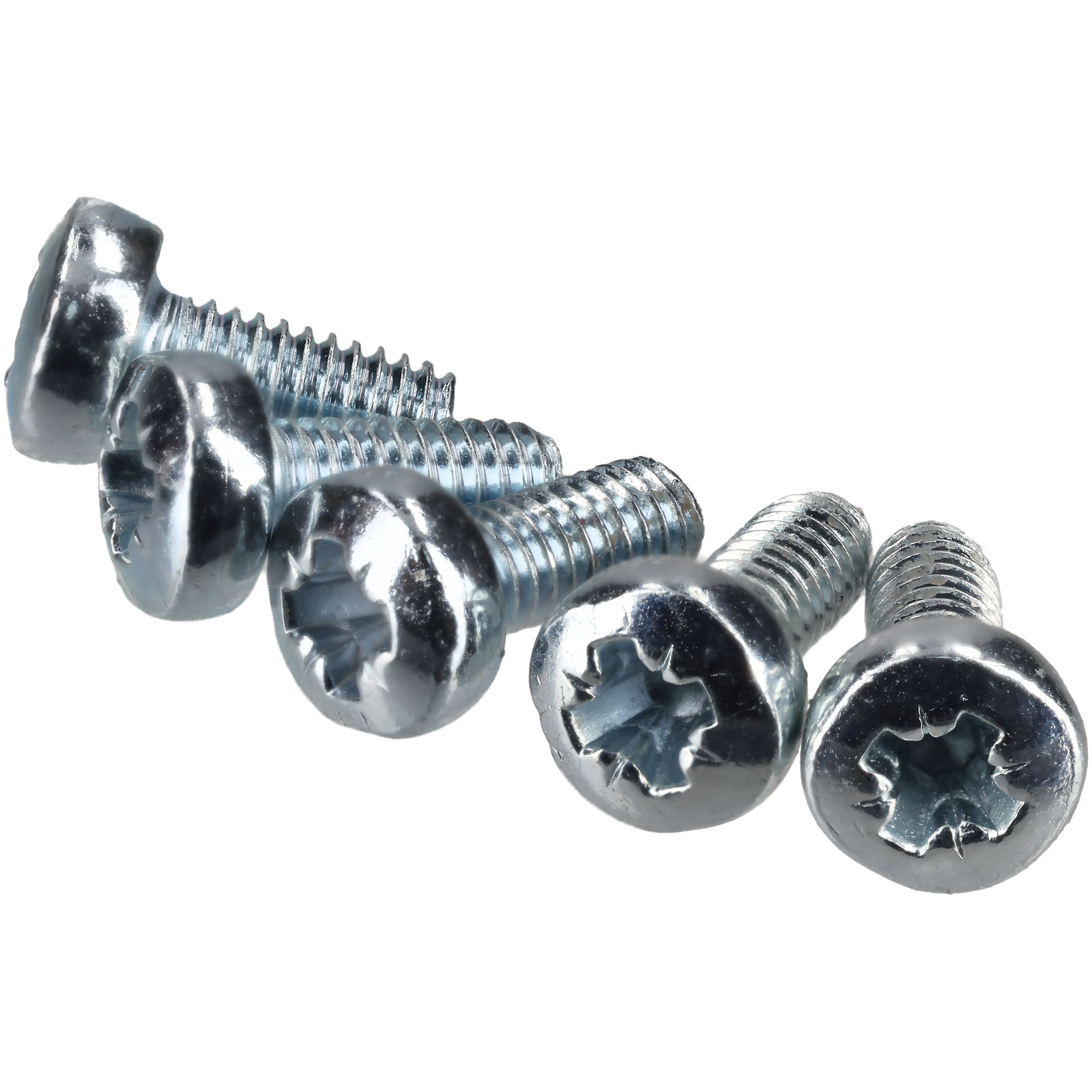 R-TECH 337028 Pozi Pan Head Machine Screws BZP M2.5 6mm - Pack Of 100 ...