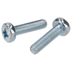 R-TECH 337044 Pozi Pan Head Machine Screws BZP M4 16mm - Pack Of 100 ...