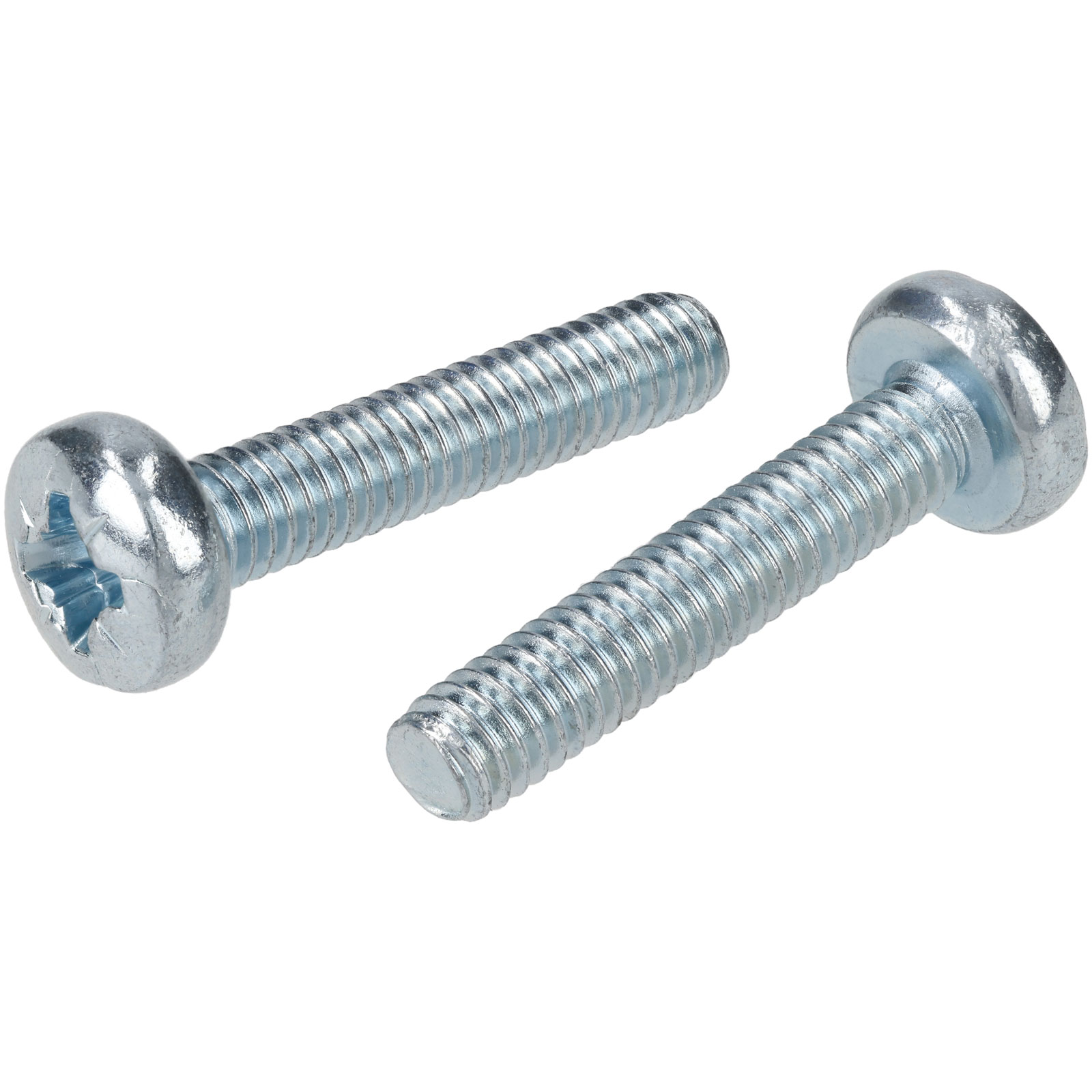 R-TECH 337045 Pozi Pan Head Machine Screws BZP M4 20mm - Pack Of 100 ...