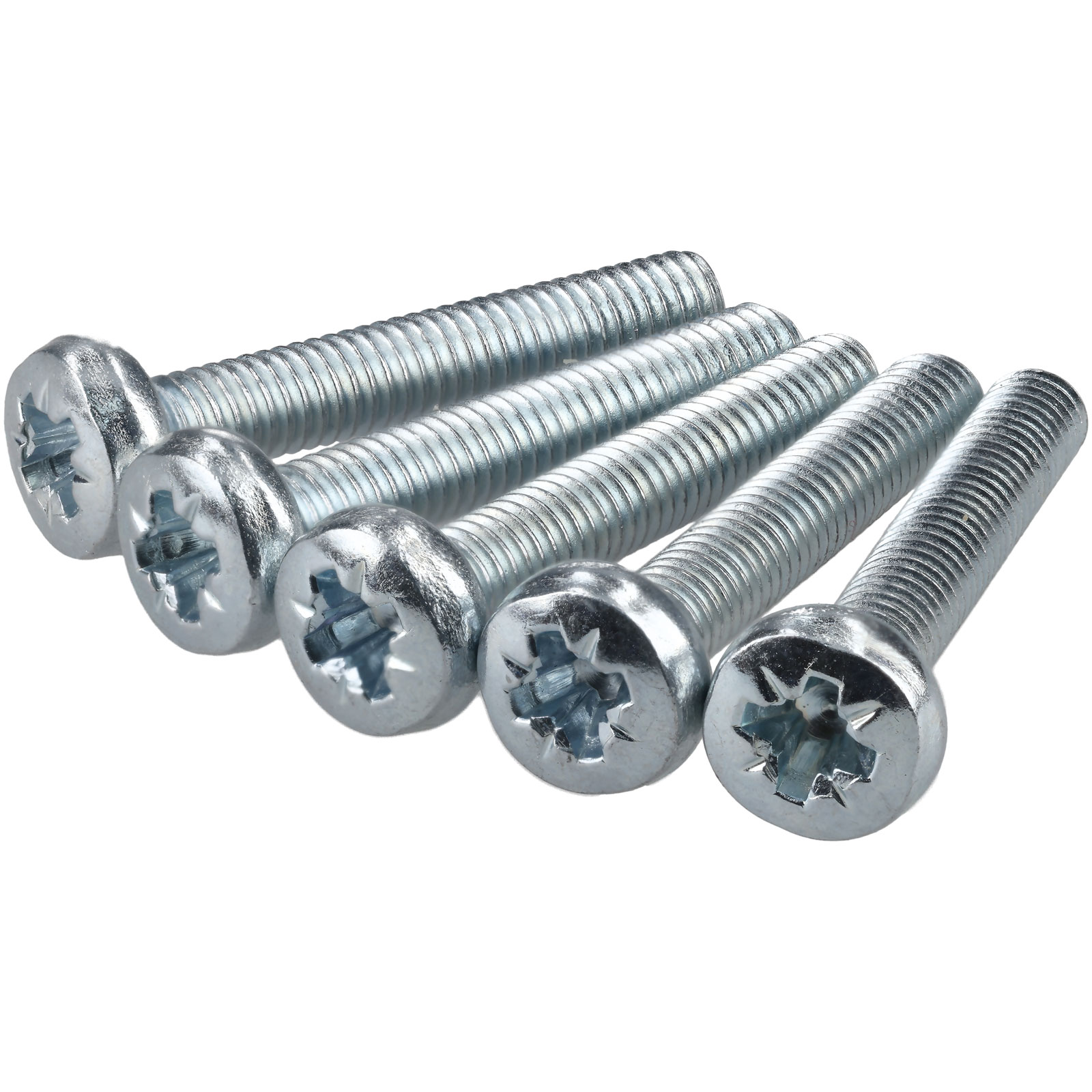R-TECH 337046 Pozi Pan Head Machine Screws BZP M4 25mm - Pack Of 100 ...