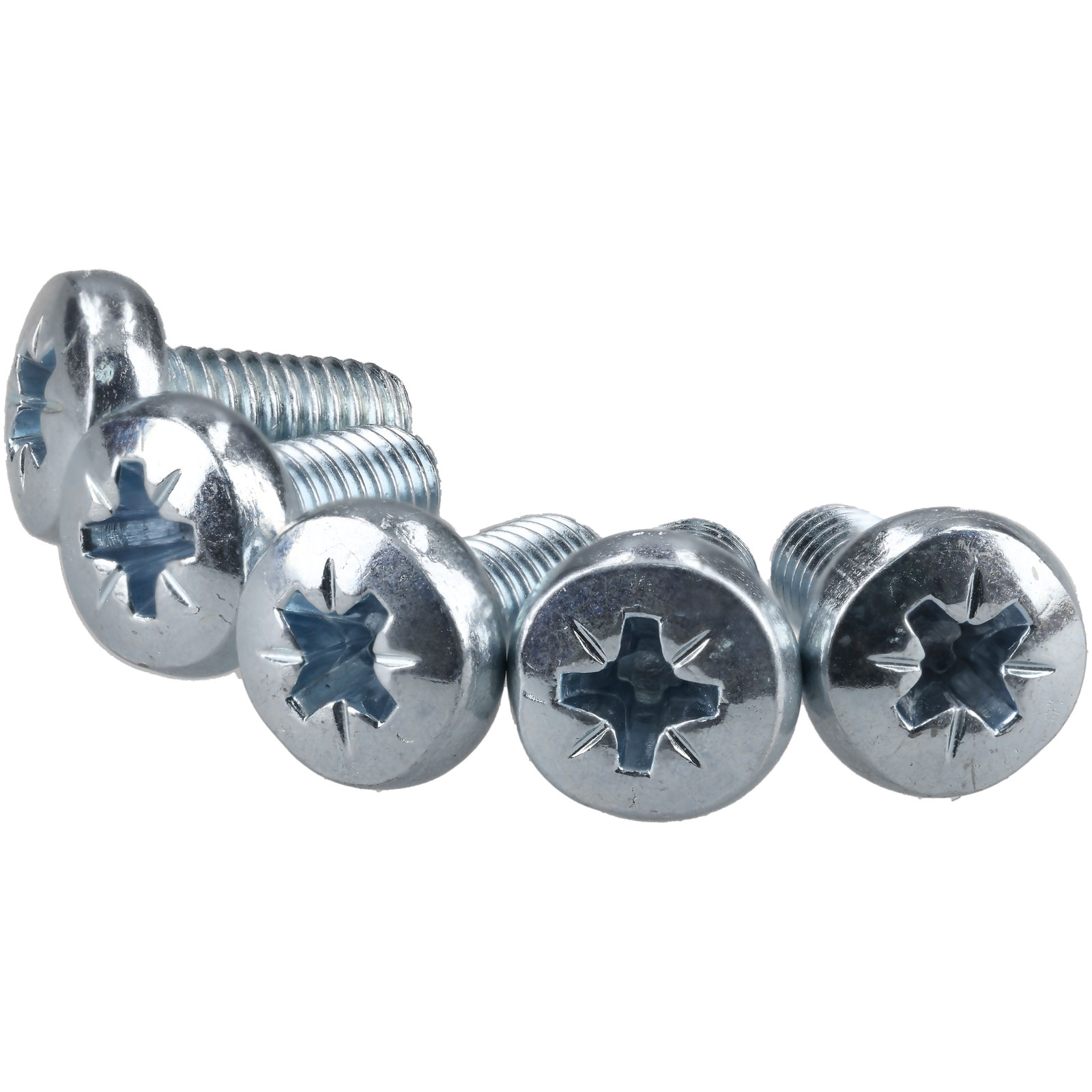 R-TECH 337049 Pozi Pan Head Machine Screws BZP M5 10mm - Pack Of 100 ...