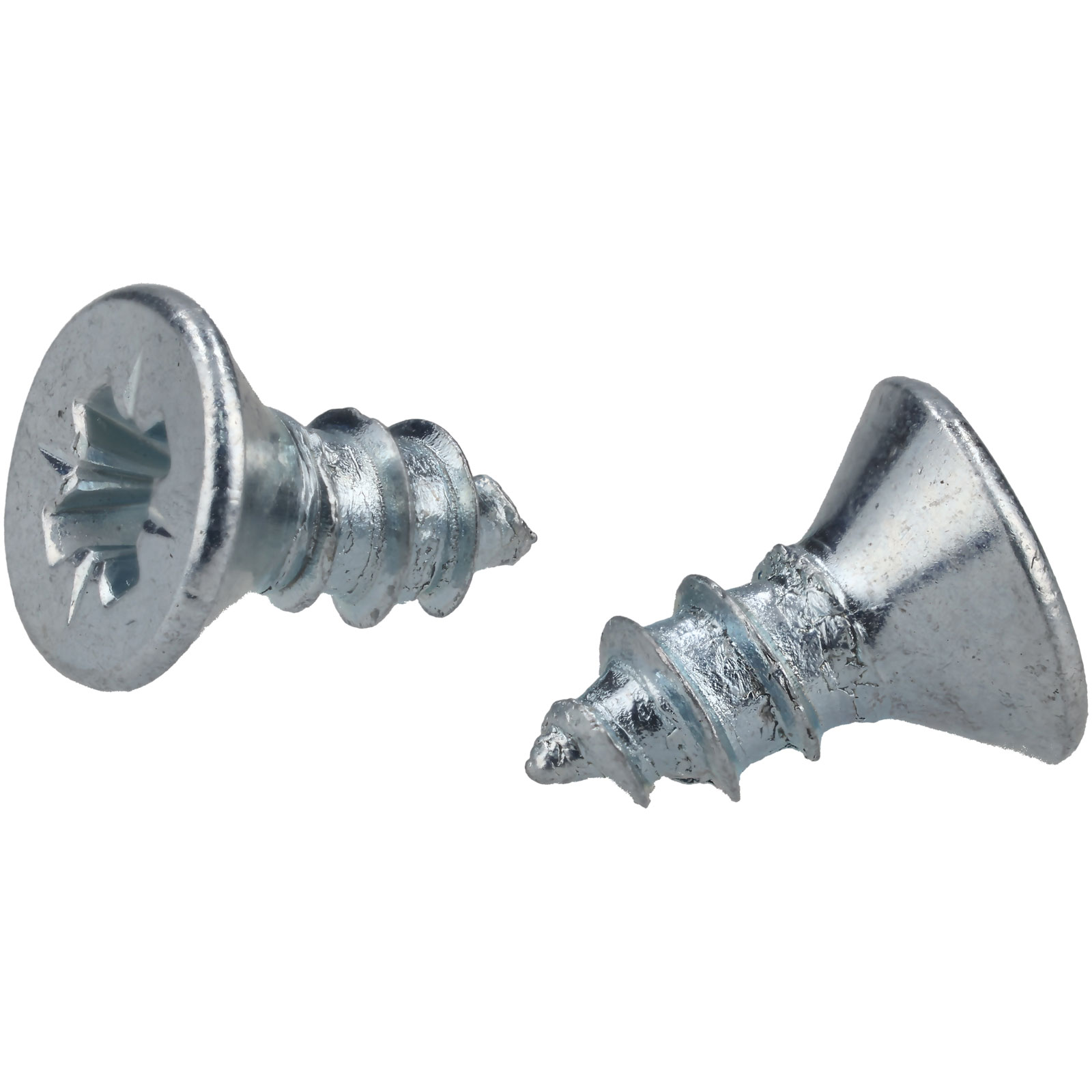 R-TECH 337115 Pozi Countersunk Self-Tapping Screws No.4 1/4in 6.5mm ...