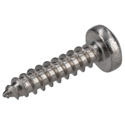 R-TECH 337124 Pozi Pan Head Self-Tapping A2 S/St Screws No.4 1/2in 13 ...