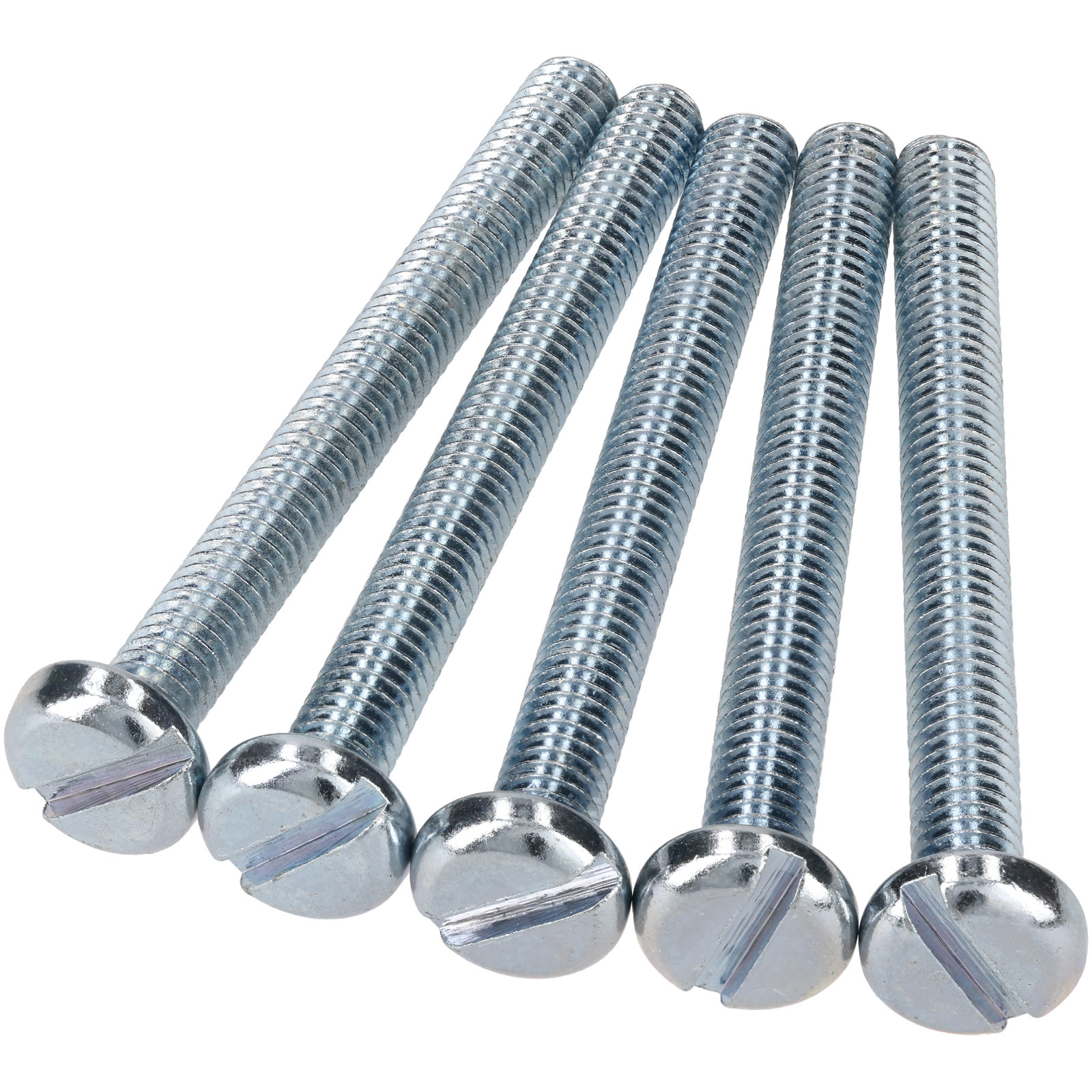 R-TECH 337183 Slotted Pan Head Machine Screws BZP M4 40mm - Pack Of 100 ...