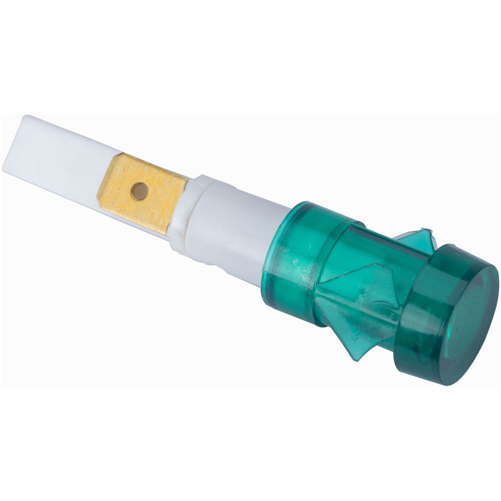 R-TECH 420006 12mm 240V Green Neon Indicator with Tags | Rapid Online