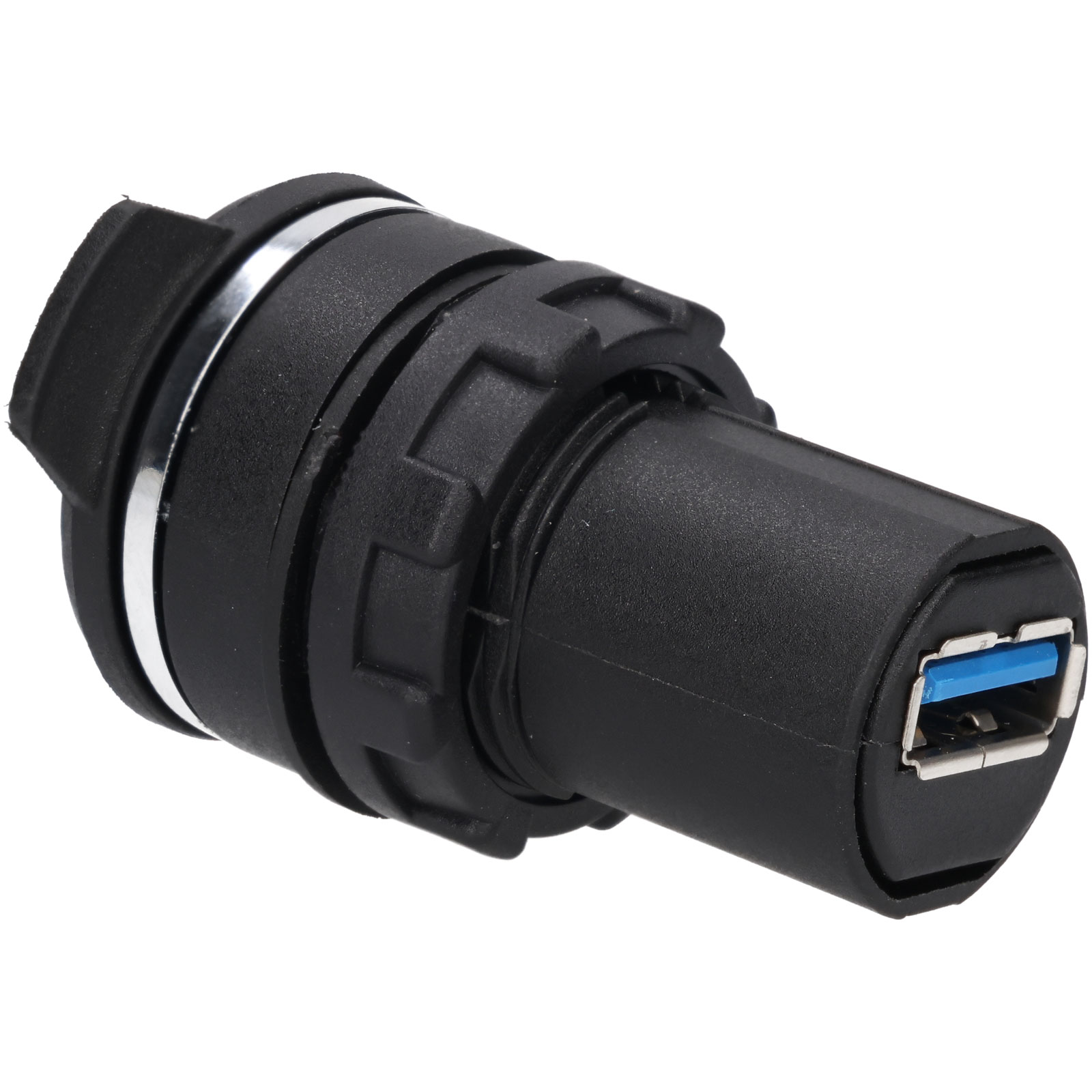 EMAS BUSB30 Panel Mount, 22mm Female-female USB 3.0 | Rapid Online