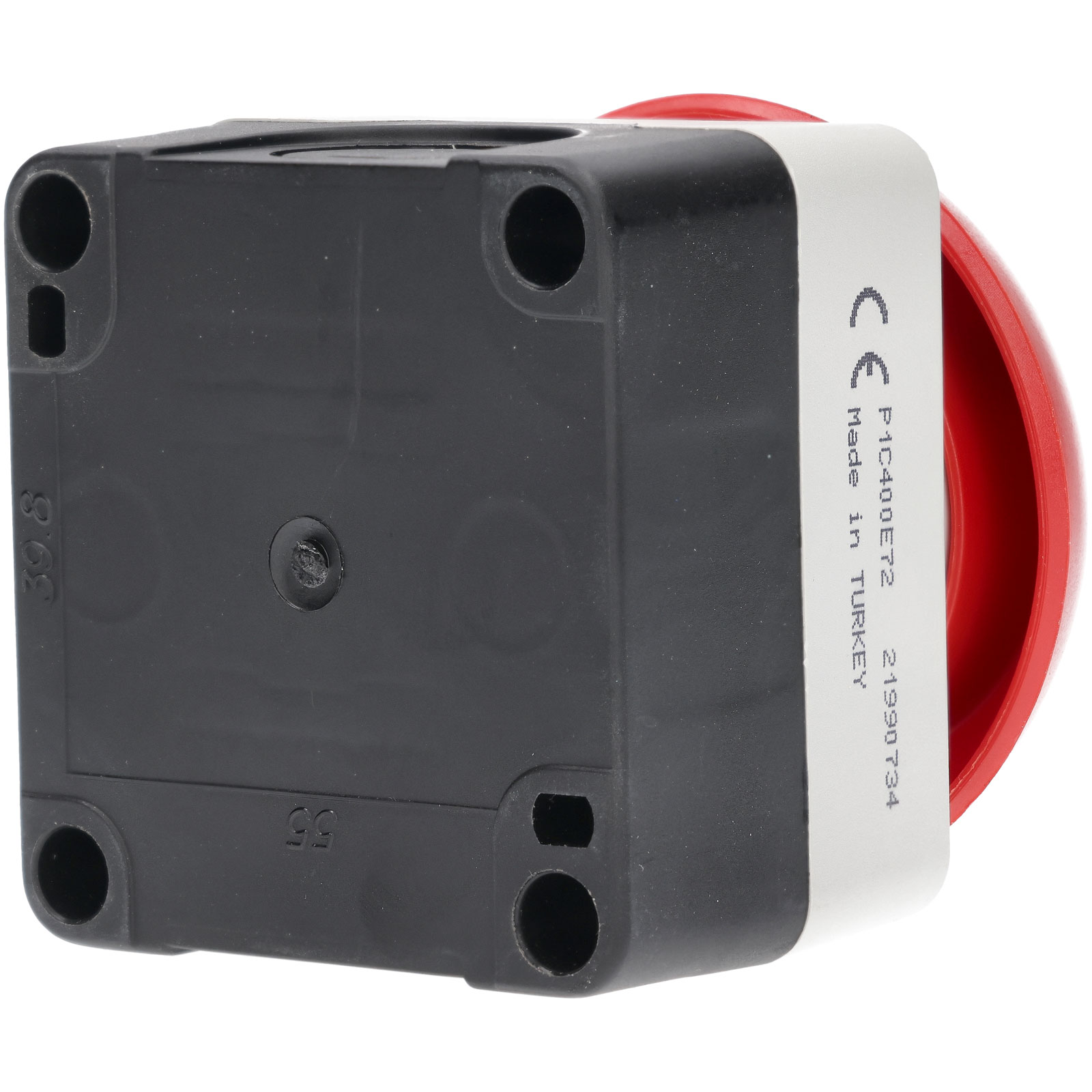 EMAS P1C400E72 72mm Red E-stop Button | Rapid Online