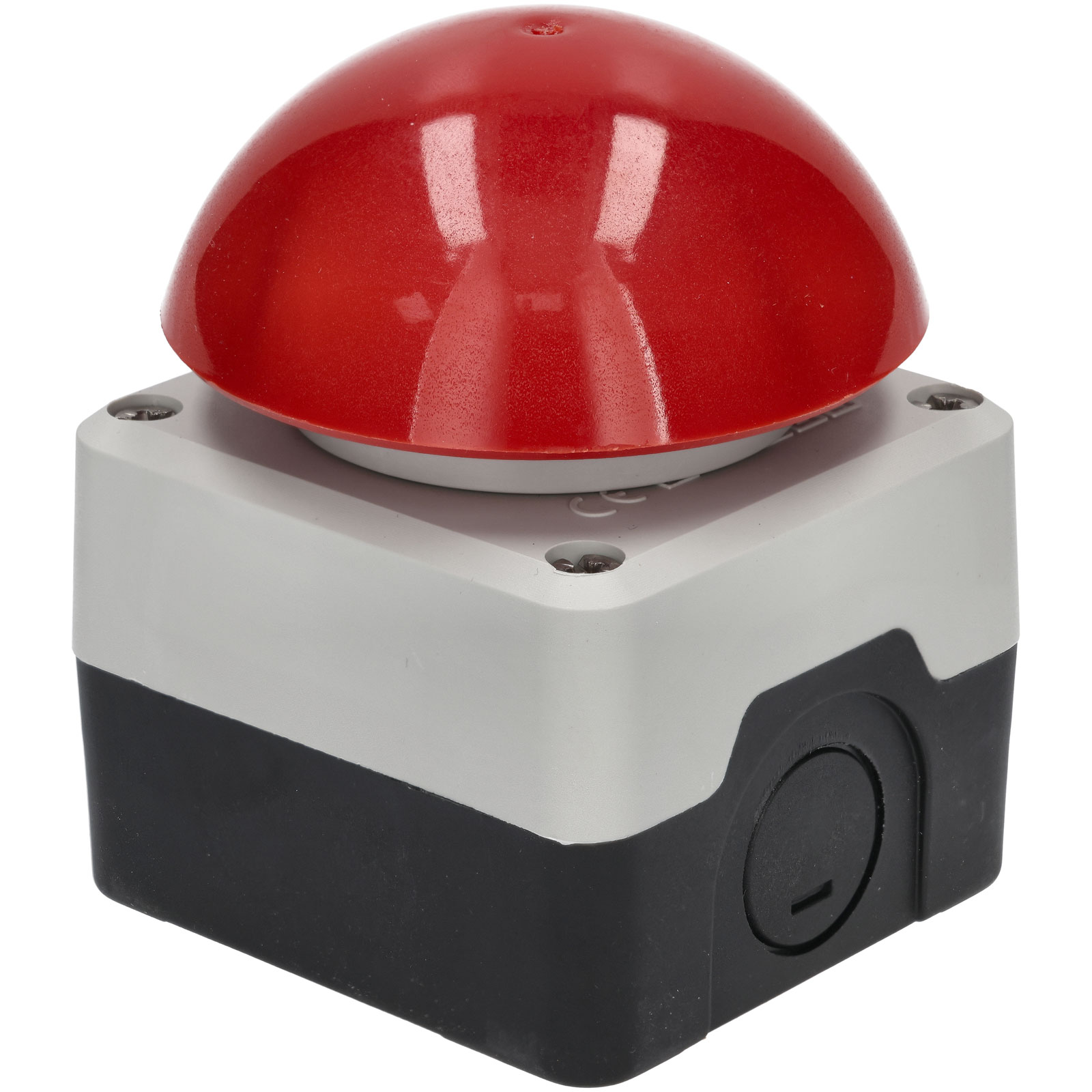 EMAS P1C400M72 72mm Red Stop Button Plastic | Rapid Online