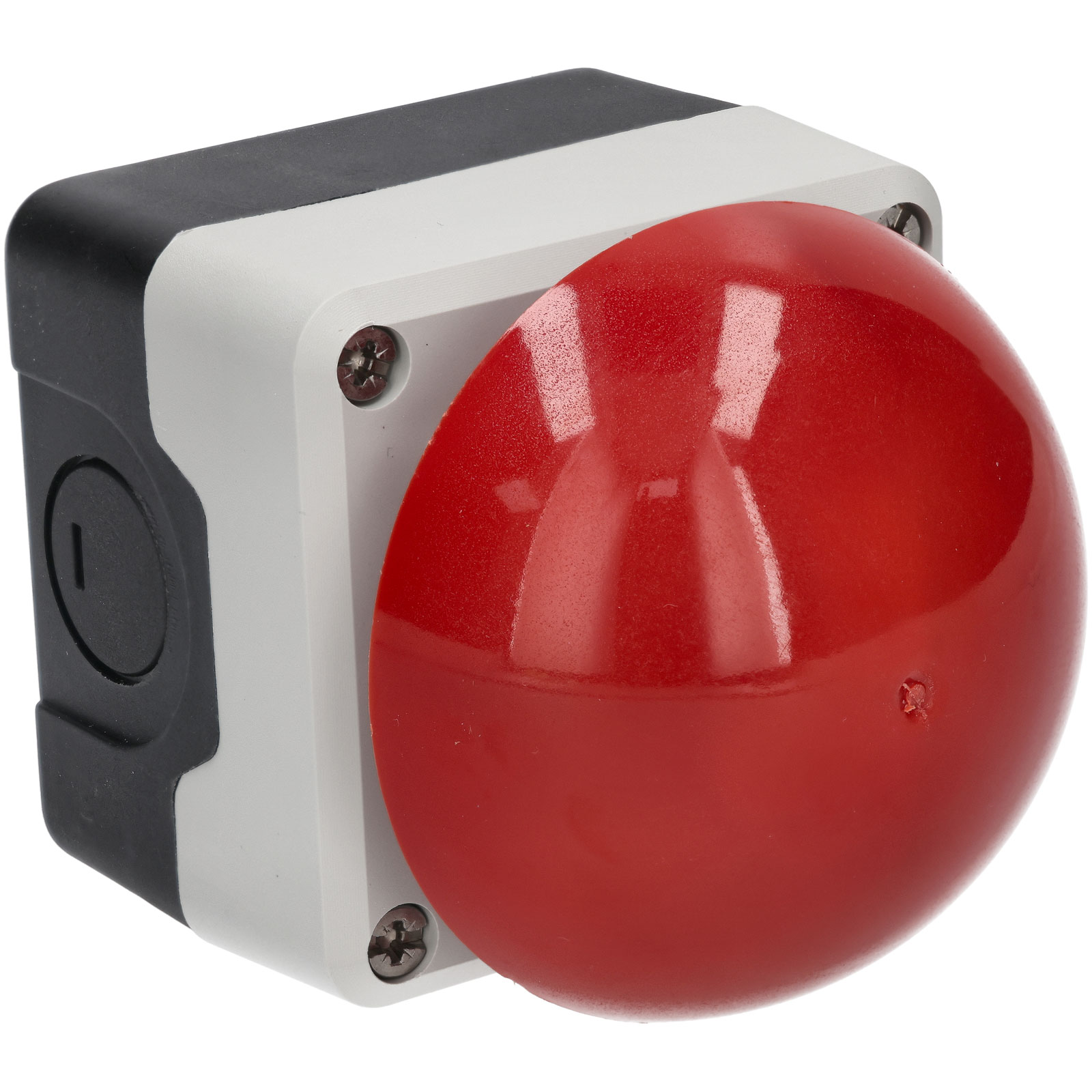 EMAS P1C400M72 72mm Red Stop Button Plastic | Rapid Online