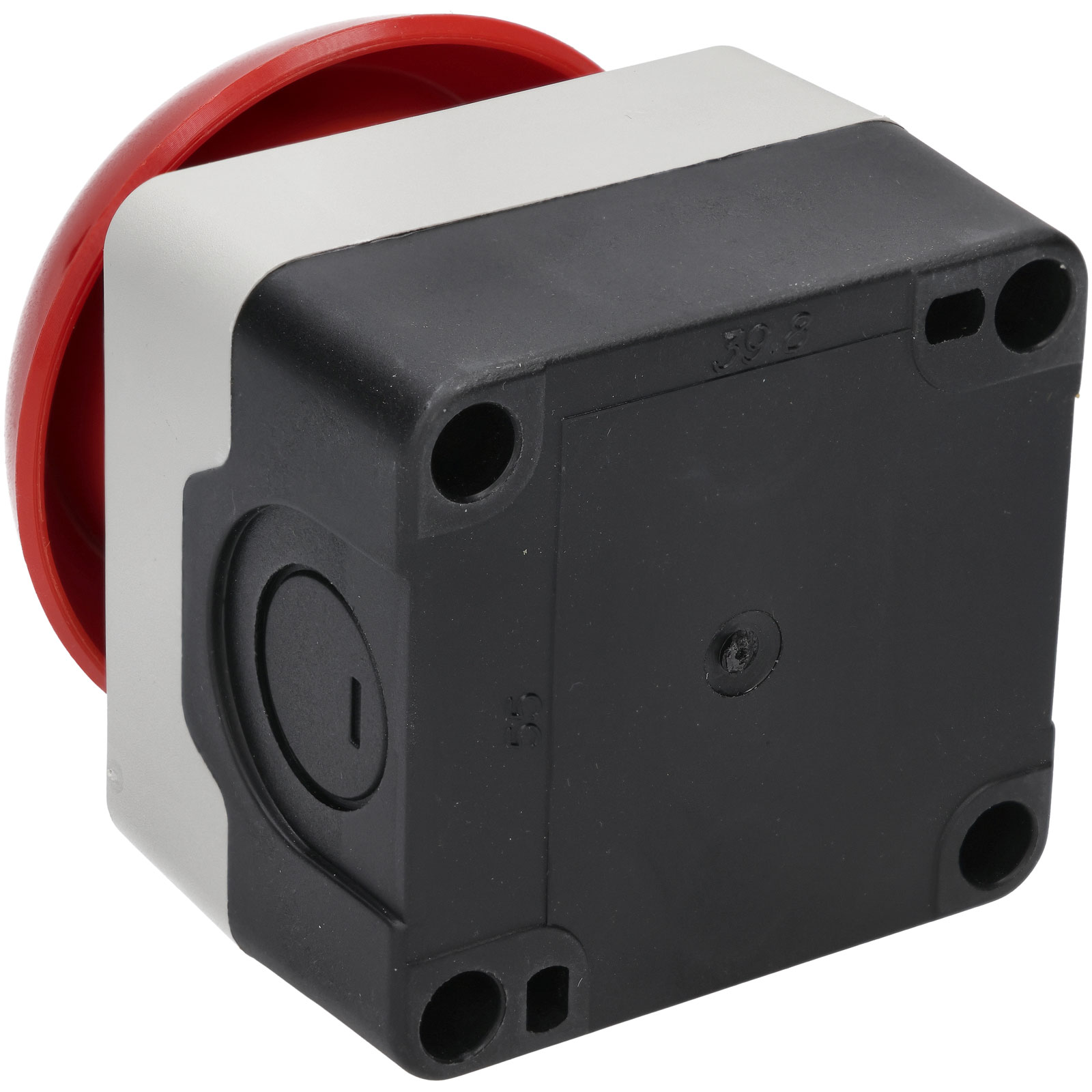 EMAS P1C400M72 72mm Red Stop Button Plastic | Rapid Online