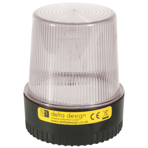 Delta Design 411041 Flashing Beacon (LT Xenon Series) 5W Clear 24V ...