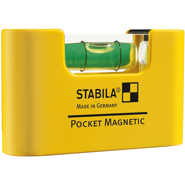 Stabila 17774 Pocket Magnetic Mini Spirit Level 7cm | Rapid Electronics