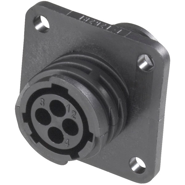 TE Connectivity 182921-1 CPC 4-pin Inverted Socket Casing Rectangular ...
