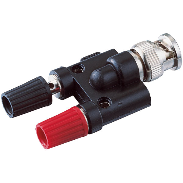 BKL Adaptor BNC Plug to 2 x Banana Laboratory Connectors | Rapid ...