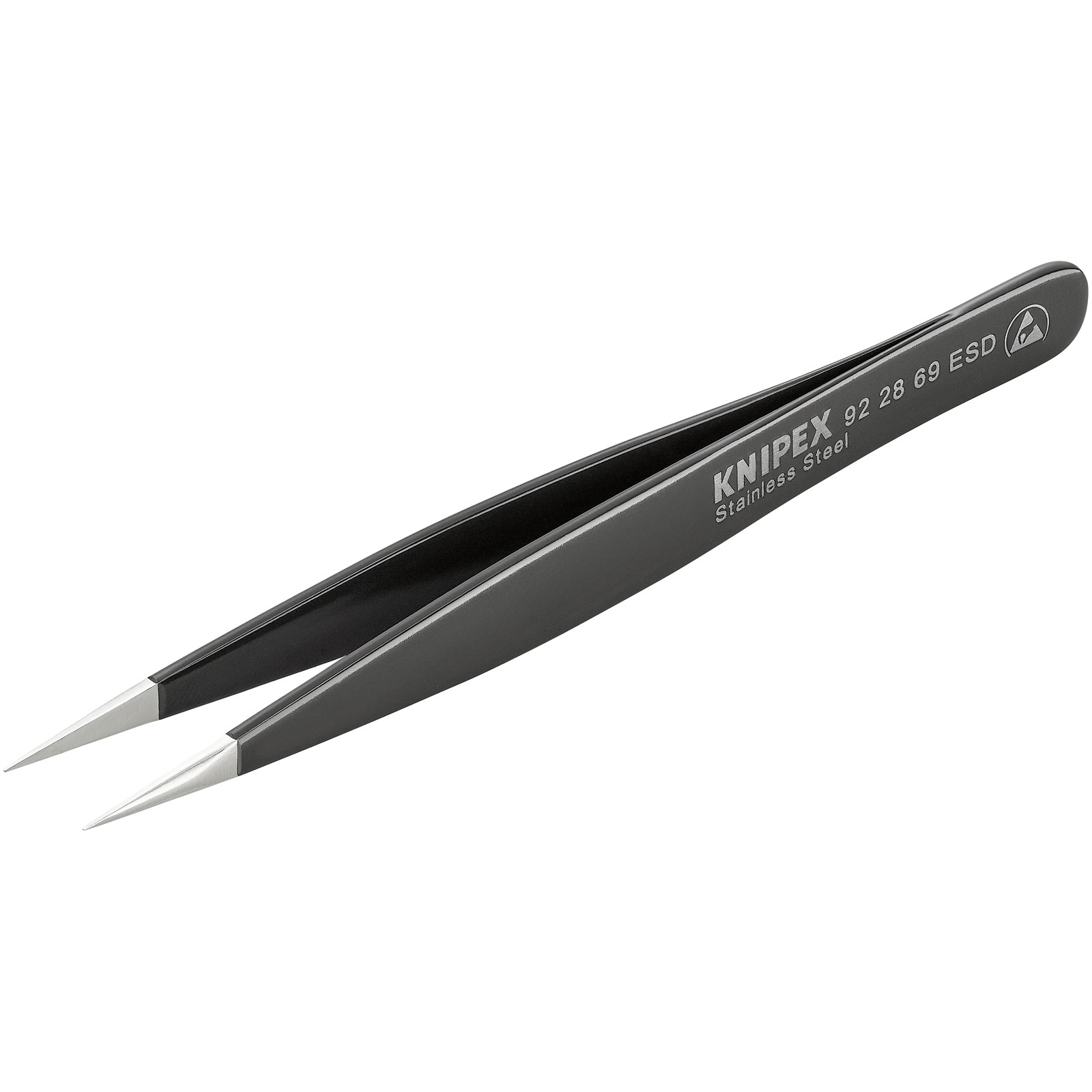 Knipex 92 28 69 ESD Precision Tweezers 130mm | Rapid Online