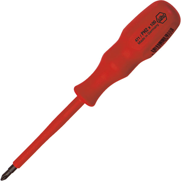 Wiha 06177 VDE Electrician's PH 2 Screwdriver | Rapid Electronics