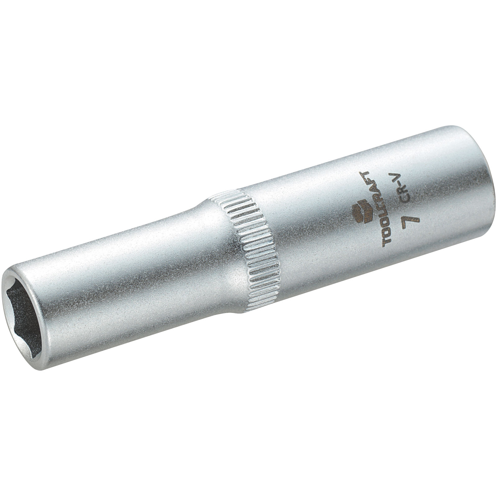 Toolcraft 1/4" Drive Long Reach Socket 7mm | Rapid Electronics