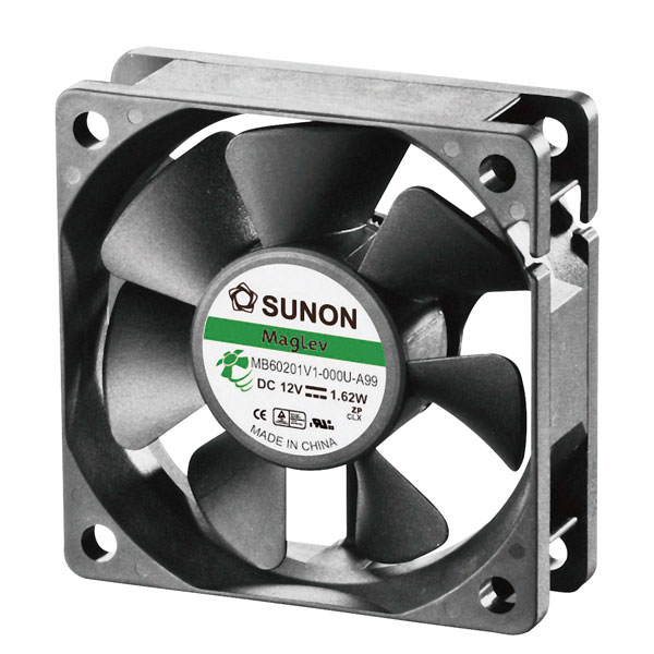 SUNON® MB60201V1-000U-A99 DR MAGLev Brushless Axial Fan 12V DC 60 x 60 x 20mm | Rapid Electronics