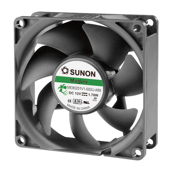 SUNON® ME80251V1-000U-A99 DR MAGLev Brushless Axial Fan 12V DC 80 x 80 ...