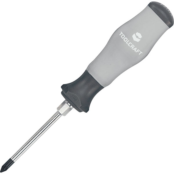 Toolcraft 820736 Screwdriver Pozidriv PZ1 x 75mm | Rapid Electronics