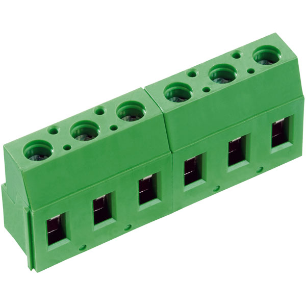 PTR 50710100201D 10-Way PCB Screw Terminal Block 7.5mm 24A | Rapid ...