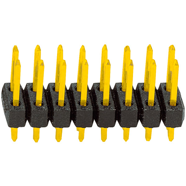 BKL 10120518 2 x 30 Pin Header 2.54mm Pitch 3A Gold Plated | Rapid ...