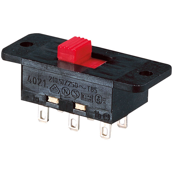 Marquardt 4021.4420 DPDT Slide Switch | Rapid Electronics