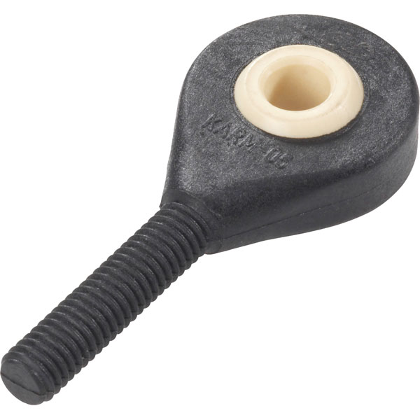 Modelcraft Plastic Swivel Head with External Thread M10 | Rapid Electronics