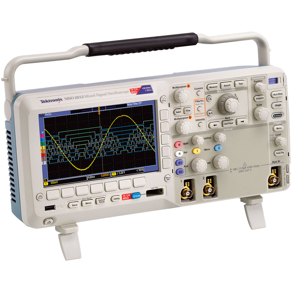 Tektronix MSO2004B 4-Channel Oscilloscope | Rapid Online