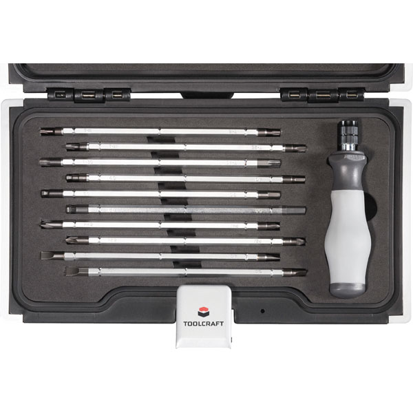 Toolcraft 816746 Interchangeable Blade Screwdriver Set 11pce | Rapid ...