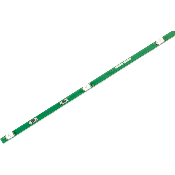 White Label 33cm LED Strip 8pcs 12V Amber | Rapid Electronics