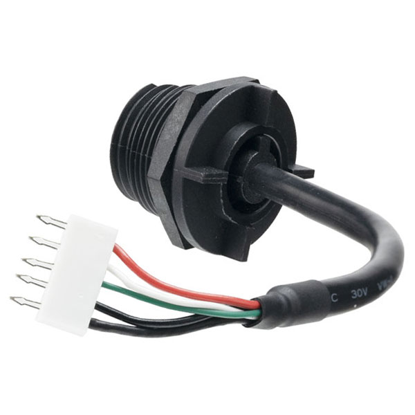 Bulgin PX0446 USB Mini B Socket Panel Mount Cable Assy to 5 Pin Header ...