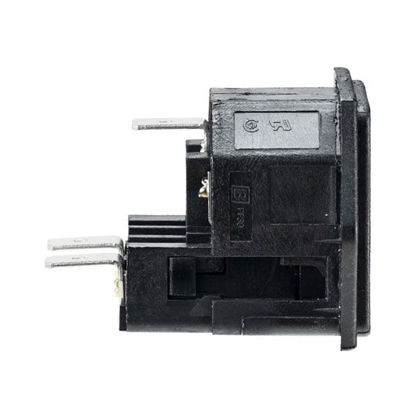 Bulgin PF0030/63 Socket Panel Mount 2x Fuse Flange 250VAC 10A 6.3mm ...