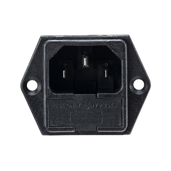 Bulgin PF0030/63 Socket Panel Mount 2x Fuse Flange 250VAC 10A 6.3mm ...