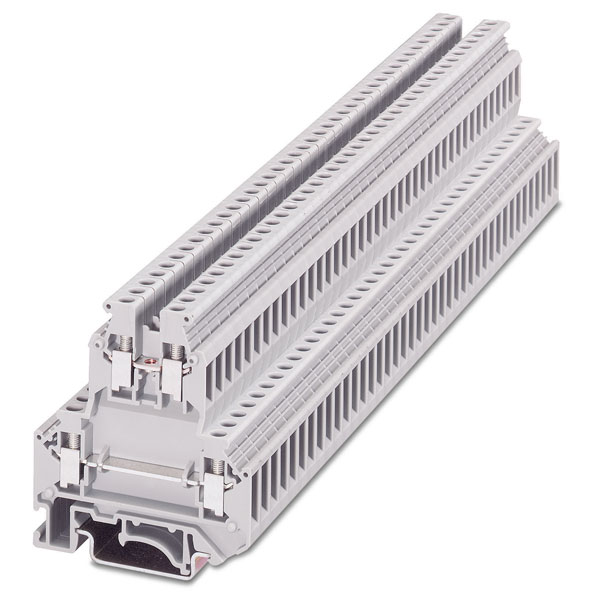 Phoenix Contact 2774211 Two-level Terminal Block 32A Grey | Rapid Online