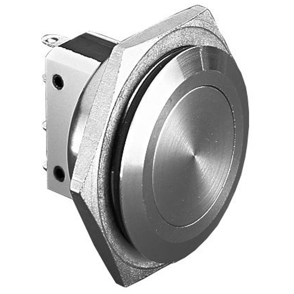 Bulgin MP0038 Vandal Resistant Pushbutton Flush SPST 250V 5A 25.8mm ...