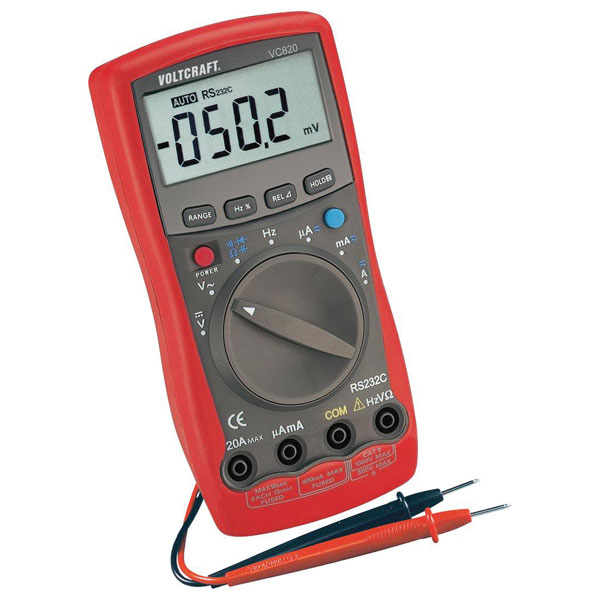 Voltcraft VC-820 Digital Multimeter | Rapid Online