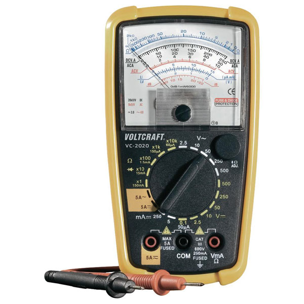 Voltcraft VC-2020 Analogue Multimeter | Rapid Electronics