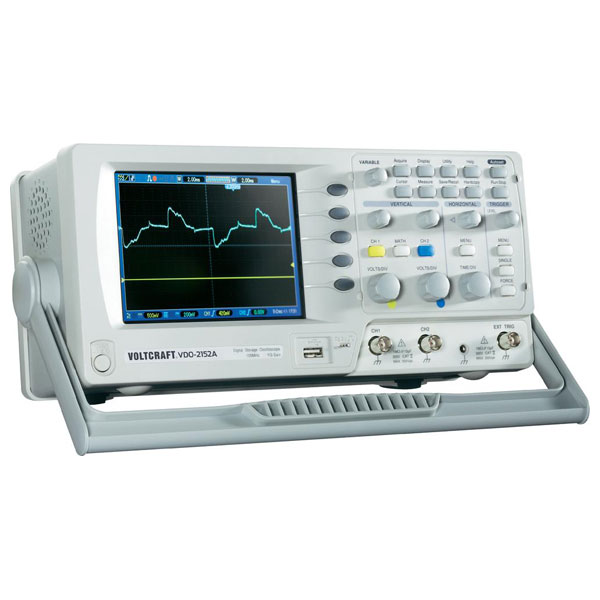 Voltcraft VDO-2152A Digital Storage Oscilloscope 150MHz | Rapid Online
