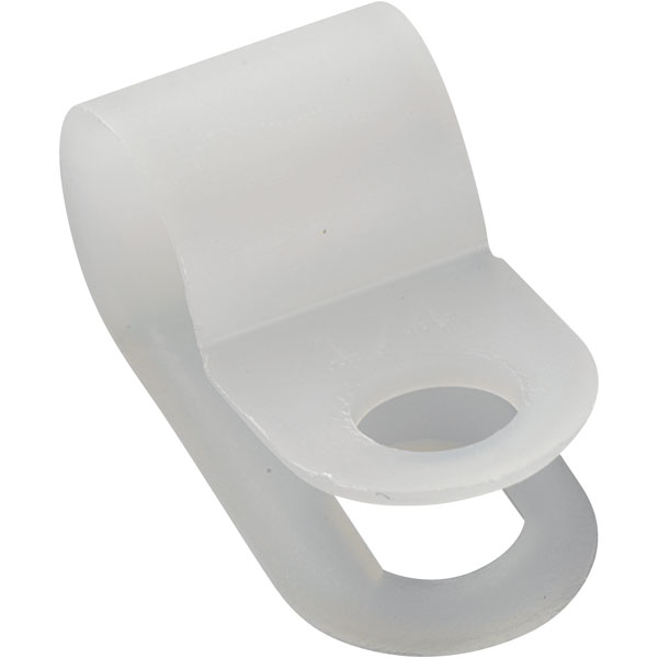 Conrad Mounting Clips Natural Polyamide 5mm Pack Of 25 | Rapid Electronics