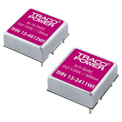 TracoPower THN 15-2413WI Single Output DC-DC Converter 15W | Rapid Online
