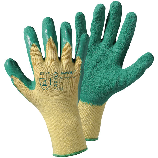 Worky 1492SB Green Grip Glove Knit Glove With Latex Coating - Size 9 ...