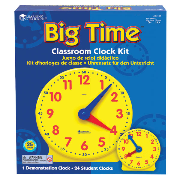 Learning Resources Classroom Clock Kit | Rapid Online