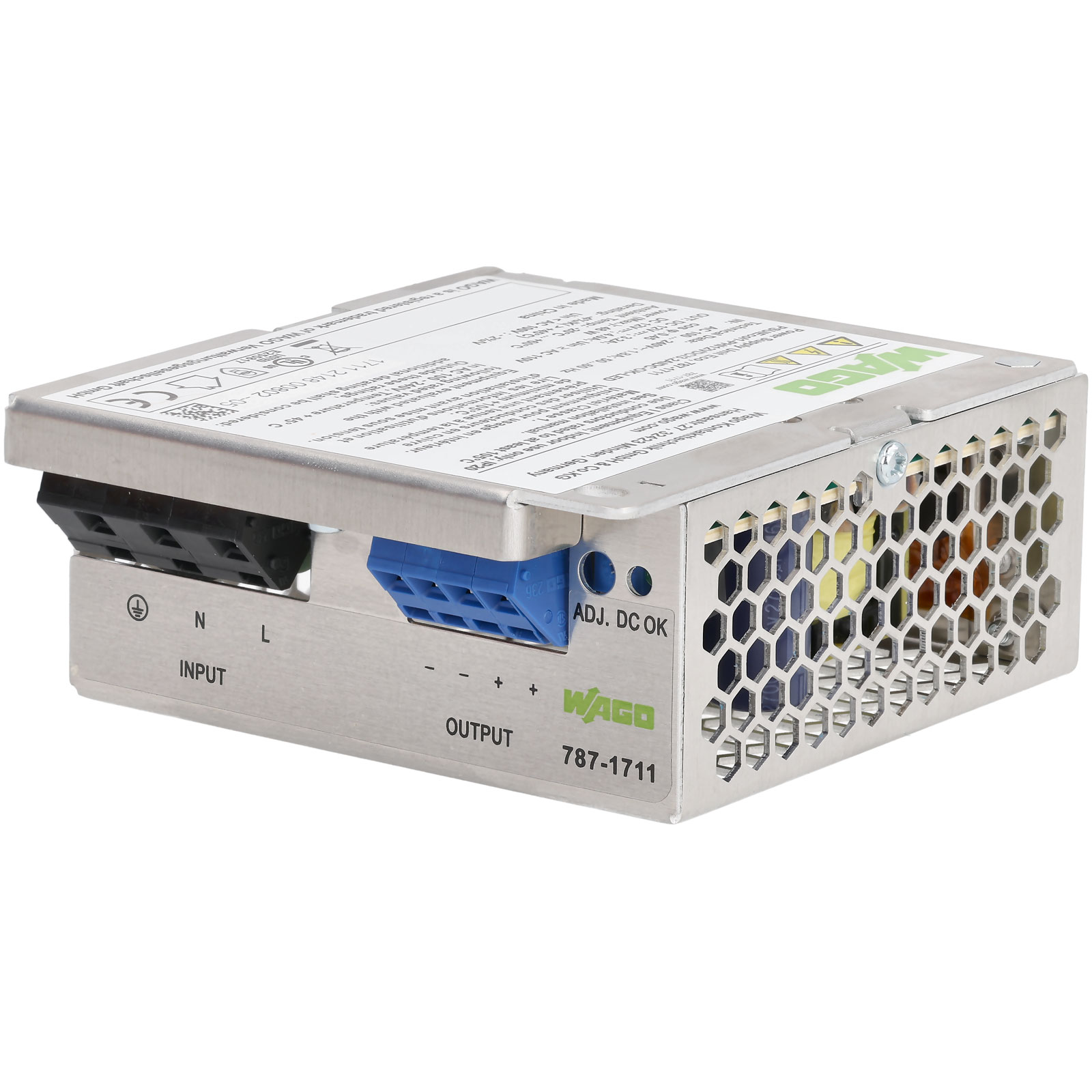 WAGO 787-1711 Eco Single Phase 12VDC 4.0A Switched-Mode Power Supply ...