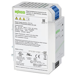 WAGO 787-712 Eco Single Phase 24VDC 2.5A DIN-35 Rail Power Supply ...