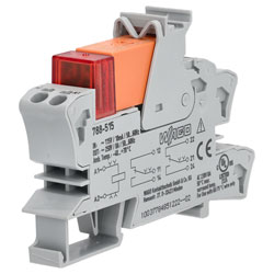 WAGO 788-515 115VAC 8A DPDT-CO DIN Rail Mountable Relay Module | Rapid Online