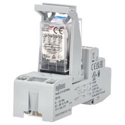WAGO 858-304 24VDC 5A 4PDT-CO DIN Rail Mountable Relay Module | Rapid ...