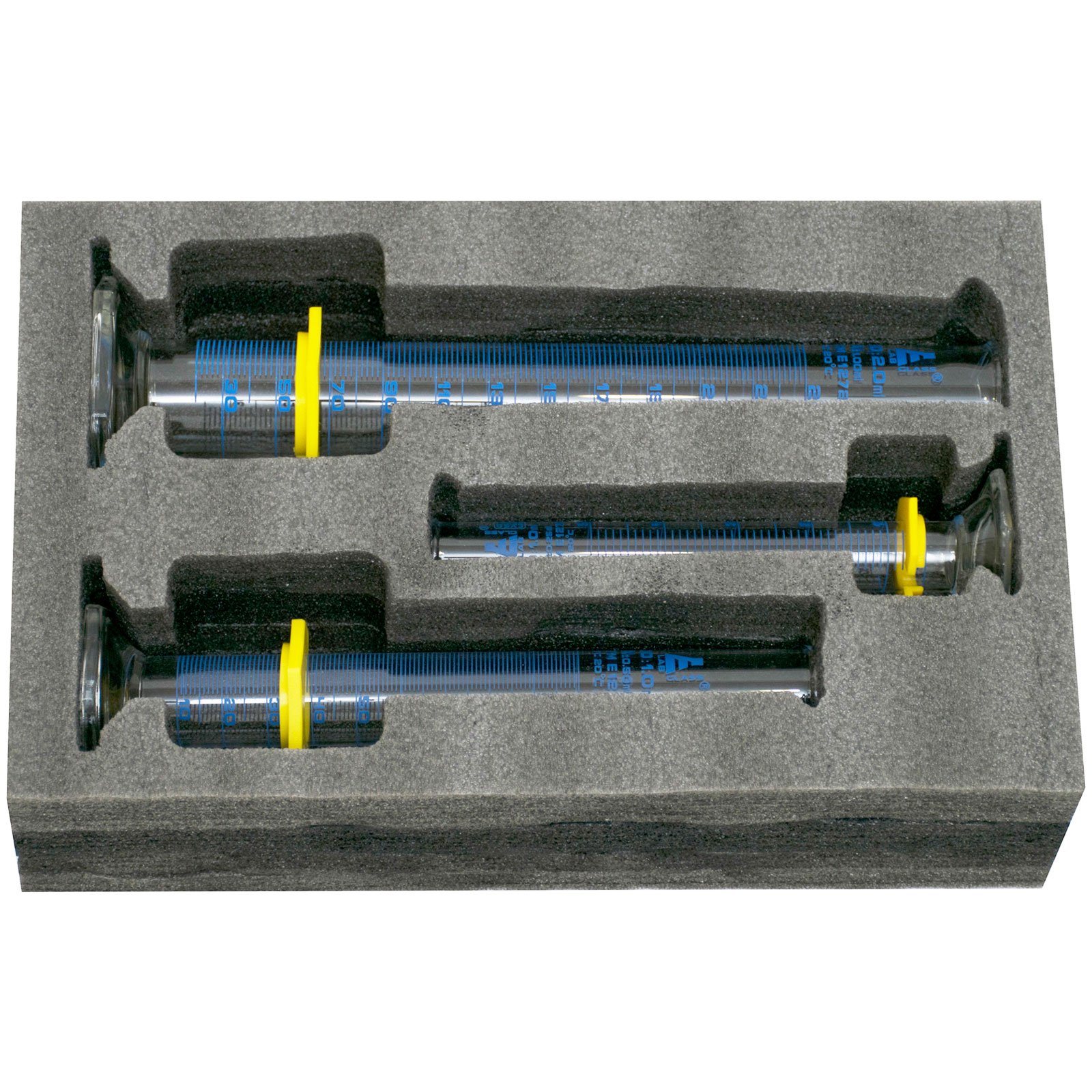 EISCO CH196048 Premium Measuring Hex Cylinder Set, Class A, Protective ...