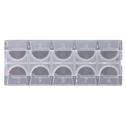 Rapid Microscope Slide, Disposable, Clear Plastic With Counting Grid ...